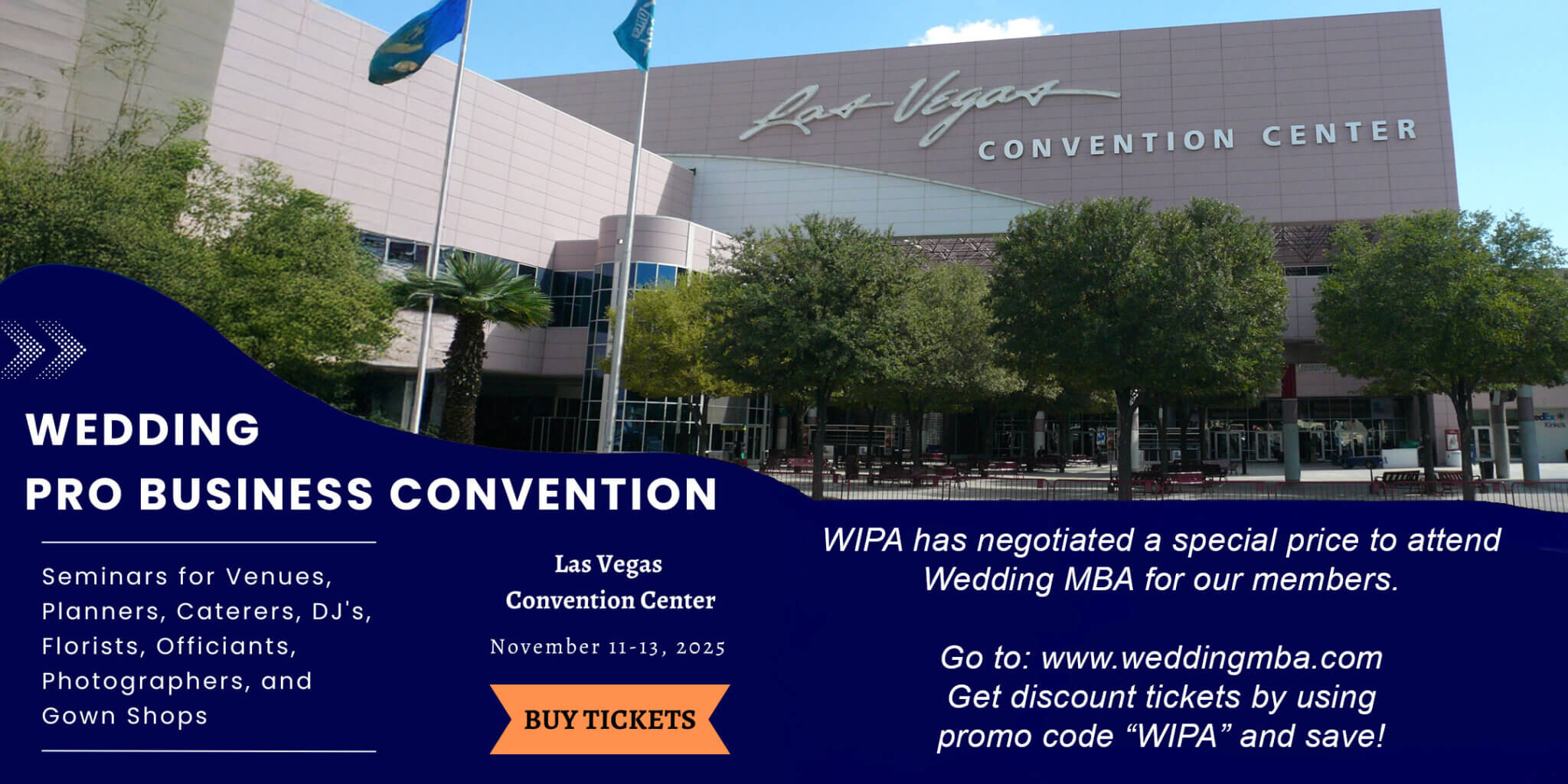 Join WIPA at Wedding MBA - November 2025